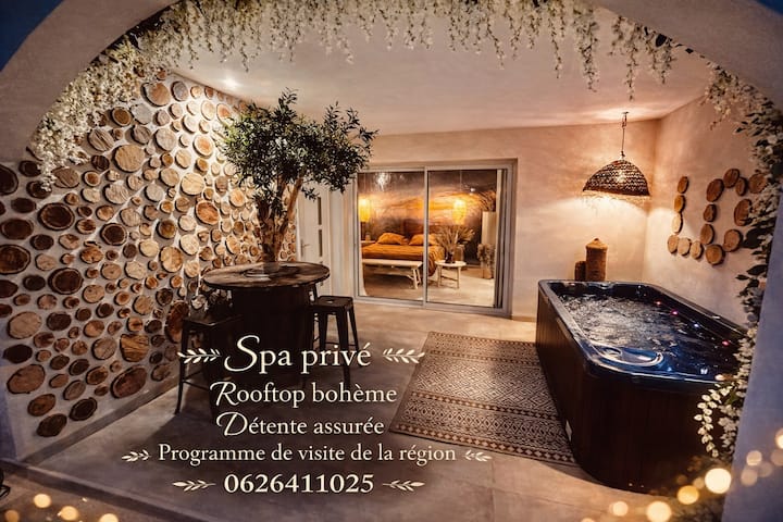 Le Rooftop Avec Jacuzzi, Détente Assurée En Hiver - Port-Saint-Louis-du-Rhône