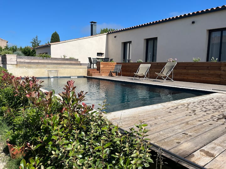 "Laurier" Chambre D’hôtes Climatisée Accès Piscine - Villeneuve-lès-Avignon