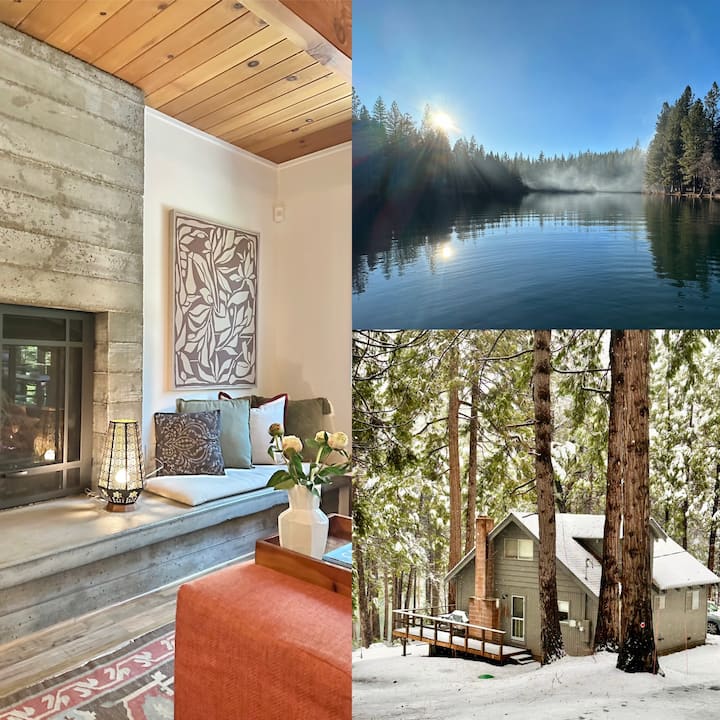 • Lake View Cabin • Walk To Lake • Dog Friendly • - Arnold, CA
