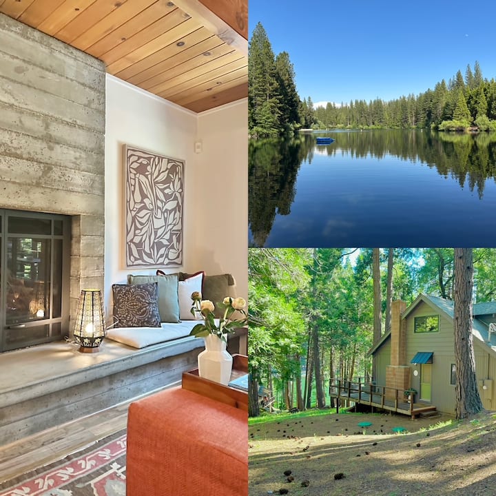 Dog-friendly Lake View Cabin Steps From The Shore - Arnold, CA