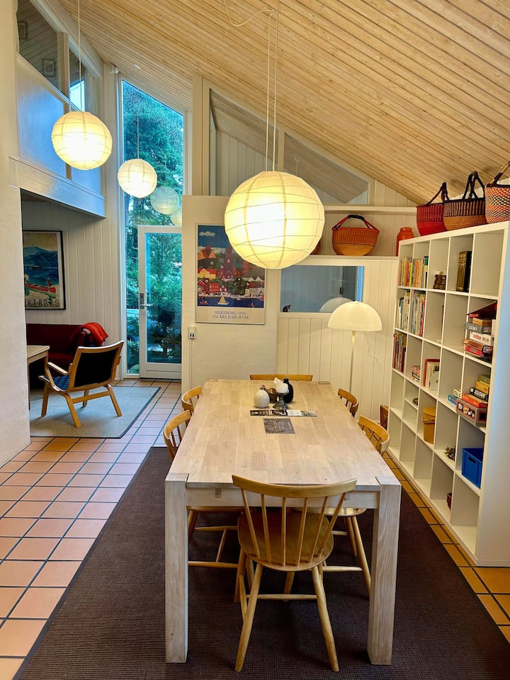 Dejligt Hus I Gjern Bakker Tæt På Silkeborg - Denemarken