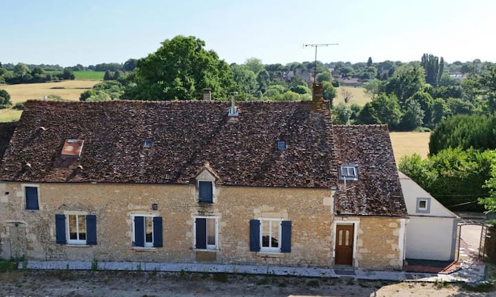 Belle Longère Au Cœur D’une Ancienne Ferme - Normandië