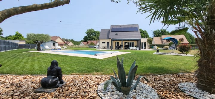 Maison Avec Piscine 5 Min Circuit 24h Tout Confort - Le Mans