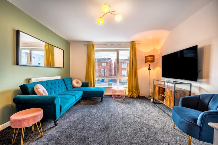 4bdr House|sleep 9|freeparking|garden|longstay - Stockport