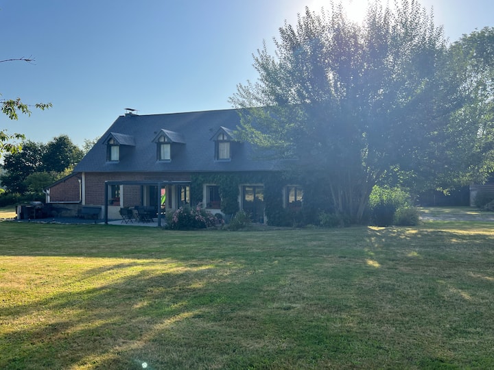 Maison De Campagne, Familiale. Grand Jardin - Eure