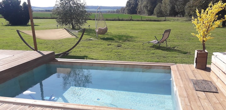 Gîte 100% Detente Avec Piscine+jacuzzi+sauna - Meurthe-et-Moselle
