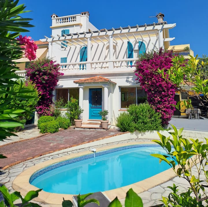 Villa Indépendante Avec Piscine Privée - Vallauris