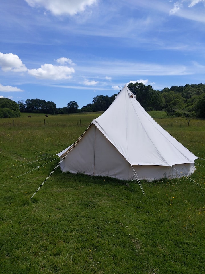 Bring Your Own Beds Bell Tent Camping On A Farm - Wimborne Minster