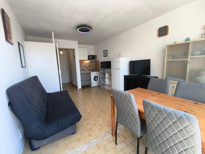 Studio Cabine Dernier éTage Ascenseur 200 M Plage - Aigues-Mortes