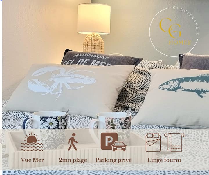 Les P'tits Becs *Accès Plage*vue Mer*parking Privé - Saint-Hilaire-de-Riez