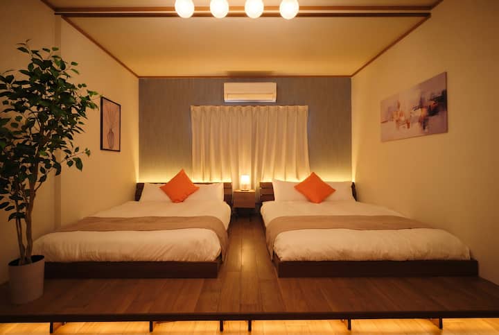2 Stops To Namba｜5min To Station｜4br Private Home - Osaka