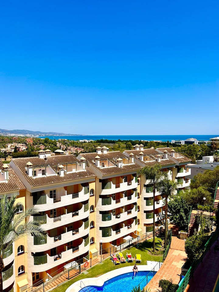 Sea-view 2br - Walk To Puerto Banús - Aloha Golf - Marbella