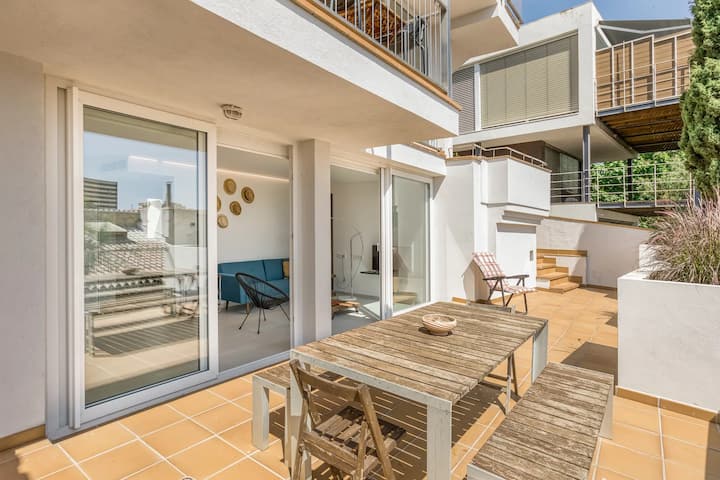 Apartamento Con Gran Terraza Cerca Del Mar -Bajos - L'Escala