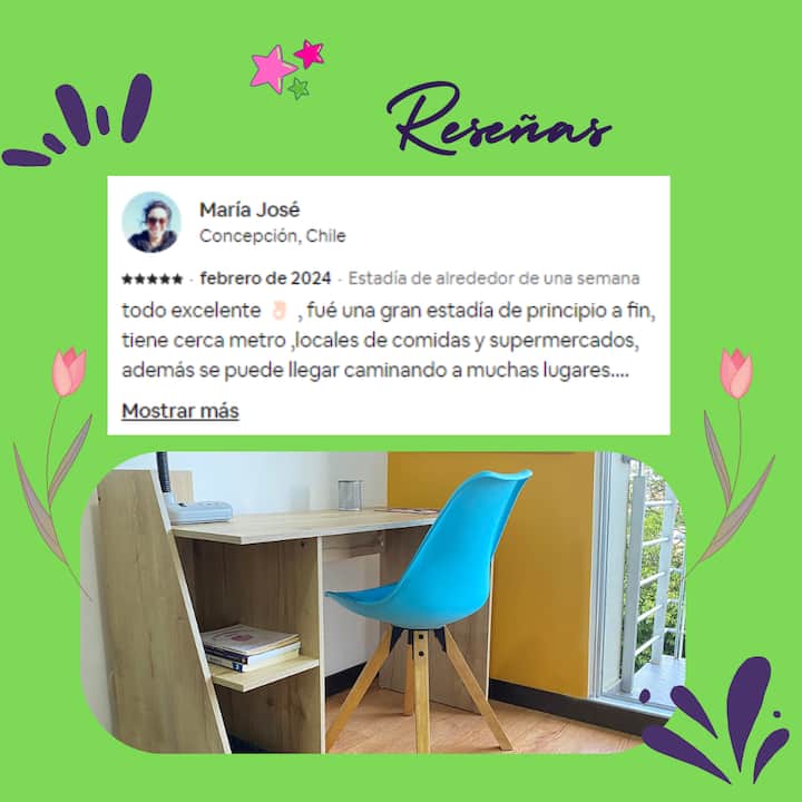 Apt Entero+ Wifi 400 Mb+balcon+ Calasanz - Medellín