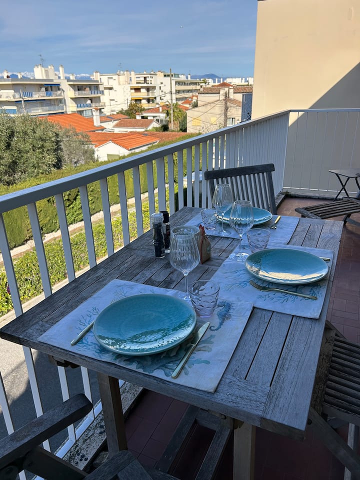 Côté Détente, Plage à 3 Minutes à Pied, Parking - Antibes