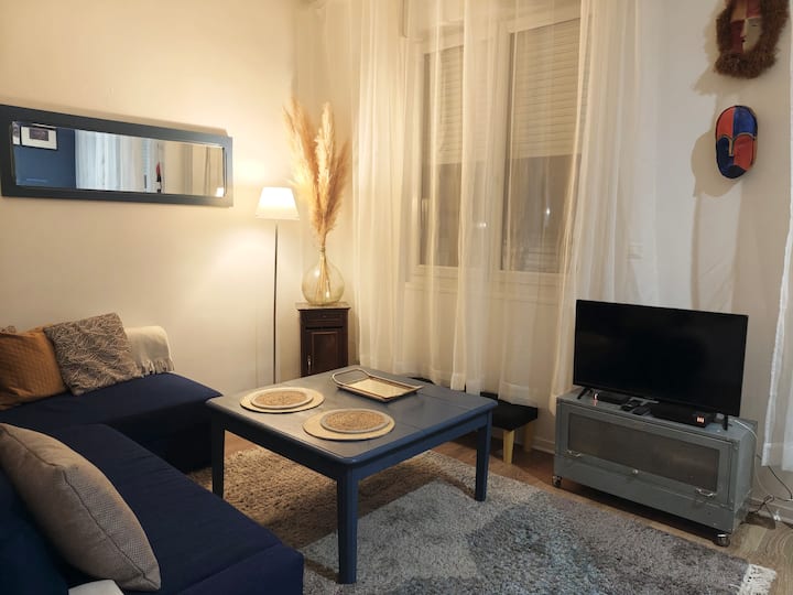 Stylish,  Bright, Near Transportation With A/c - Le Bouscat