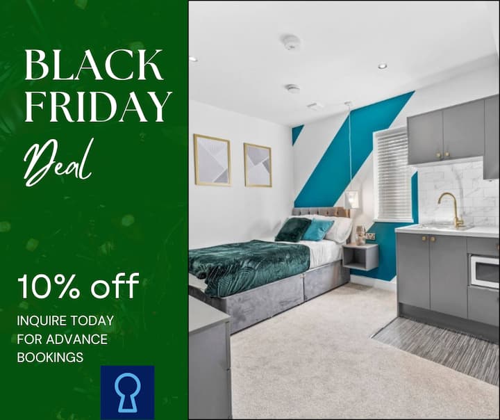 Modern 1-bed Studio With Workspace In Peterborough - Peterborough, Royaume-Uni