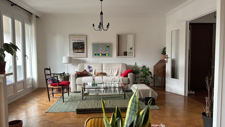 Appartement 72m2 - Calme - Balcon - Championnet - ibis Grenoble Gare