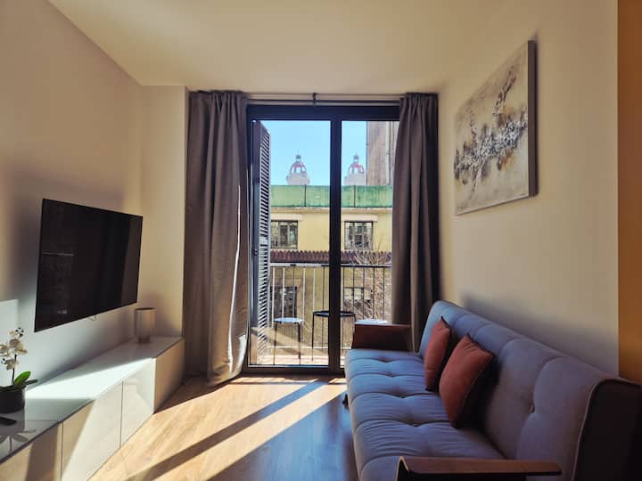 Centric Aapartment 2bedroom/1bathroom Balcony (S1) - Barcelona