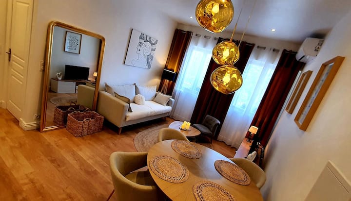 Superbe Appartement (Clim,parking Prochedes Plages - Nice