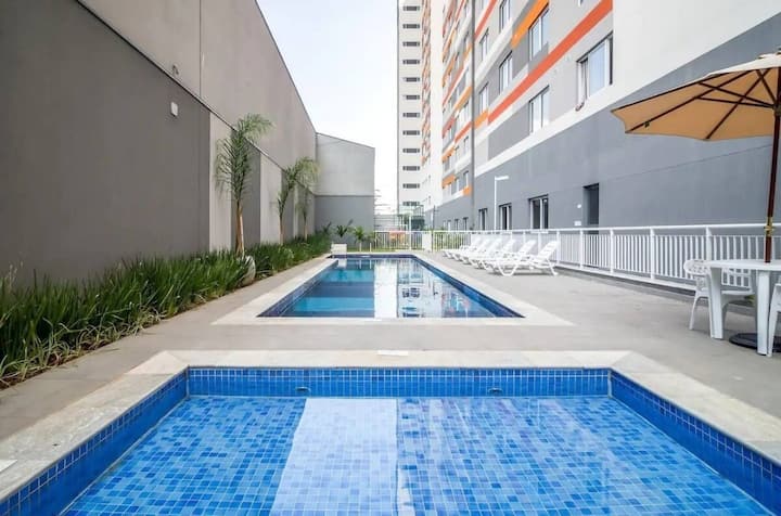 M 140 Apartamento Completo, Metrô Brás - Brazylia