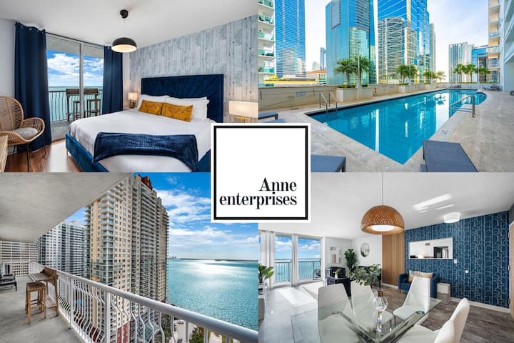 Huge*free Parking*brickell*22nd Flr*3 Bdr*2 Bth - Miami, FL