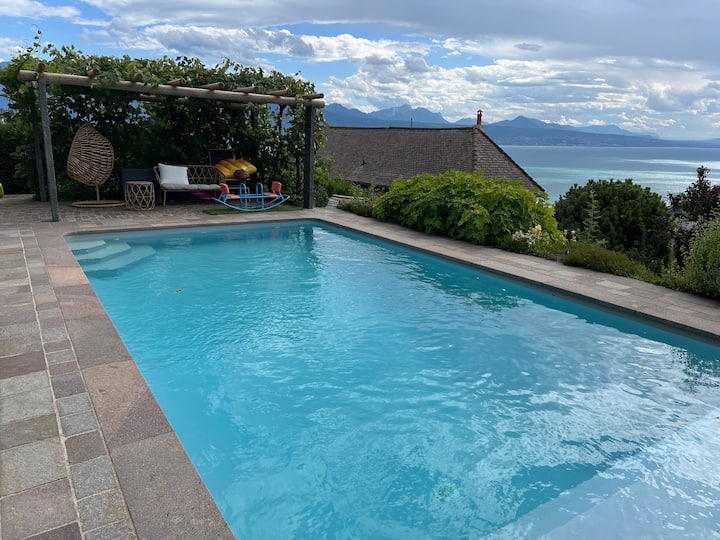 Maison Familiale Avec Vue Imprenable Sur Le Lac - Lausanne
