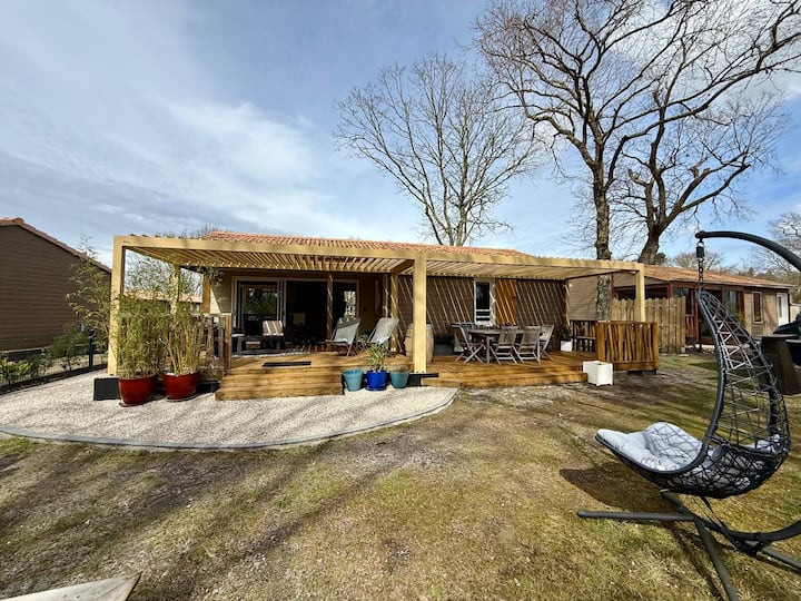 Tournée Vers Lac De Peyre Chalet 18 Calme Et Cosy - Labouheyre