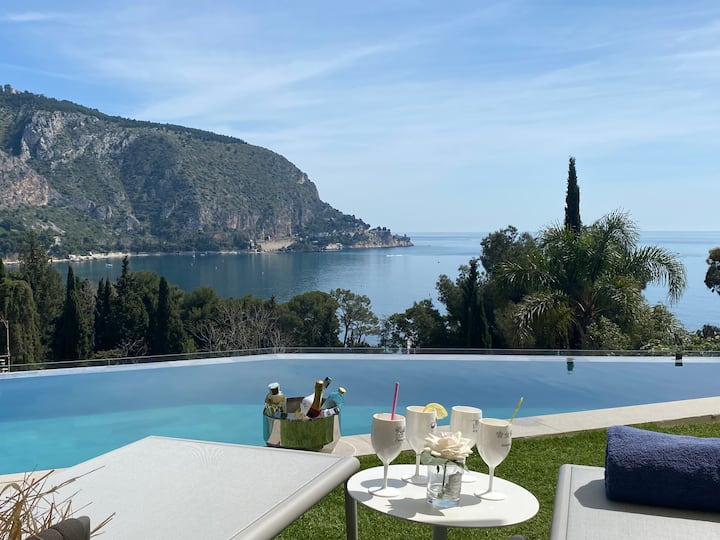 Luxury Villa Panoramic Sea View Near Monaco - Èze