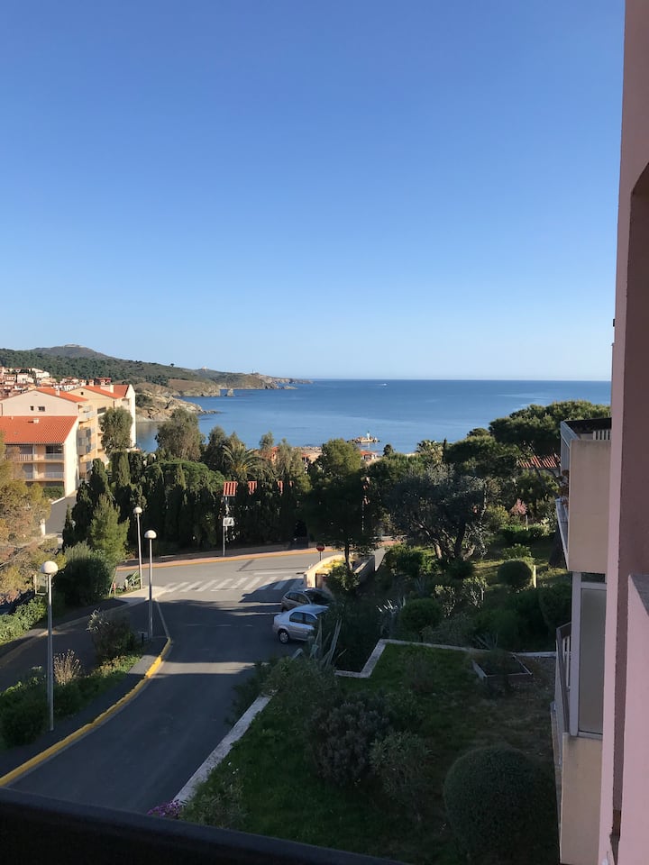 Appartement T2 Bis, Vue Mer, Au Calme - Collioure