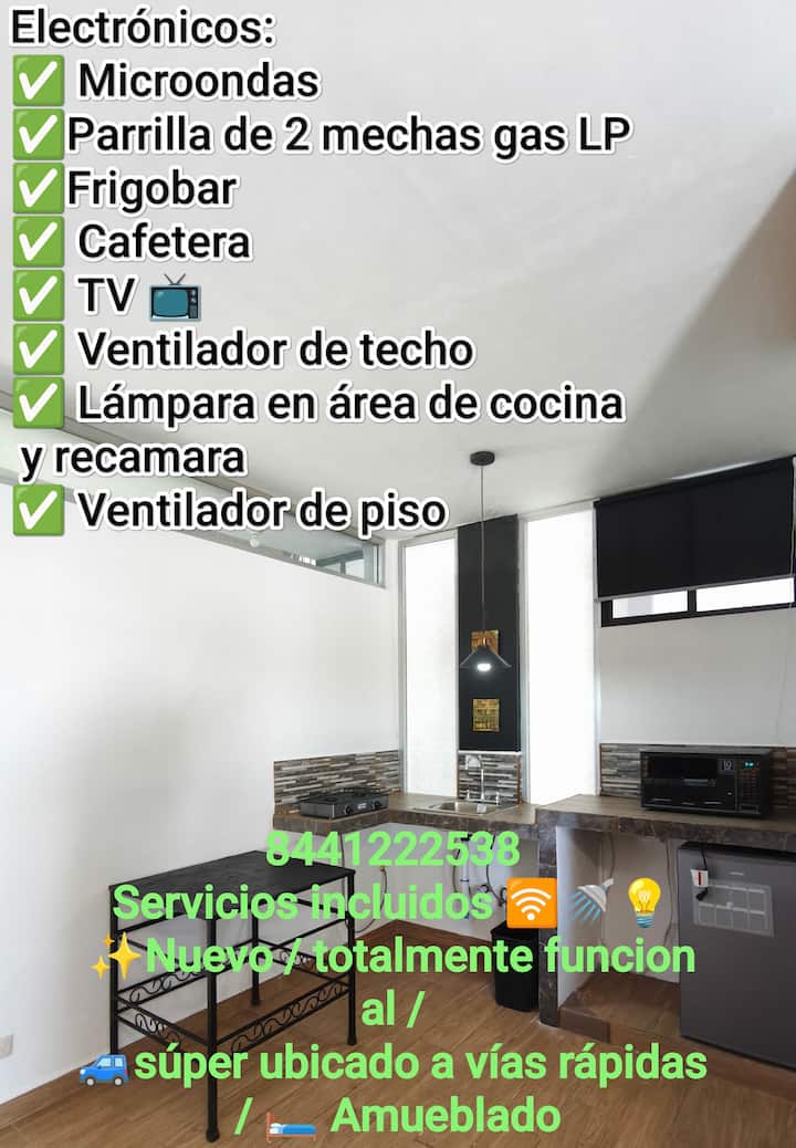 Depto. Independiente Súperubicado - Saltillo