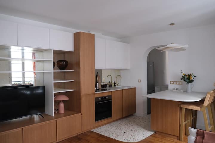 Appartement D'architecte (2p) ~10min Montmartre - Paris 19e Arrondissement