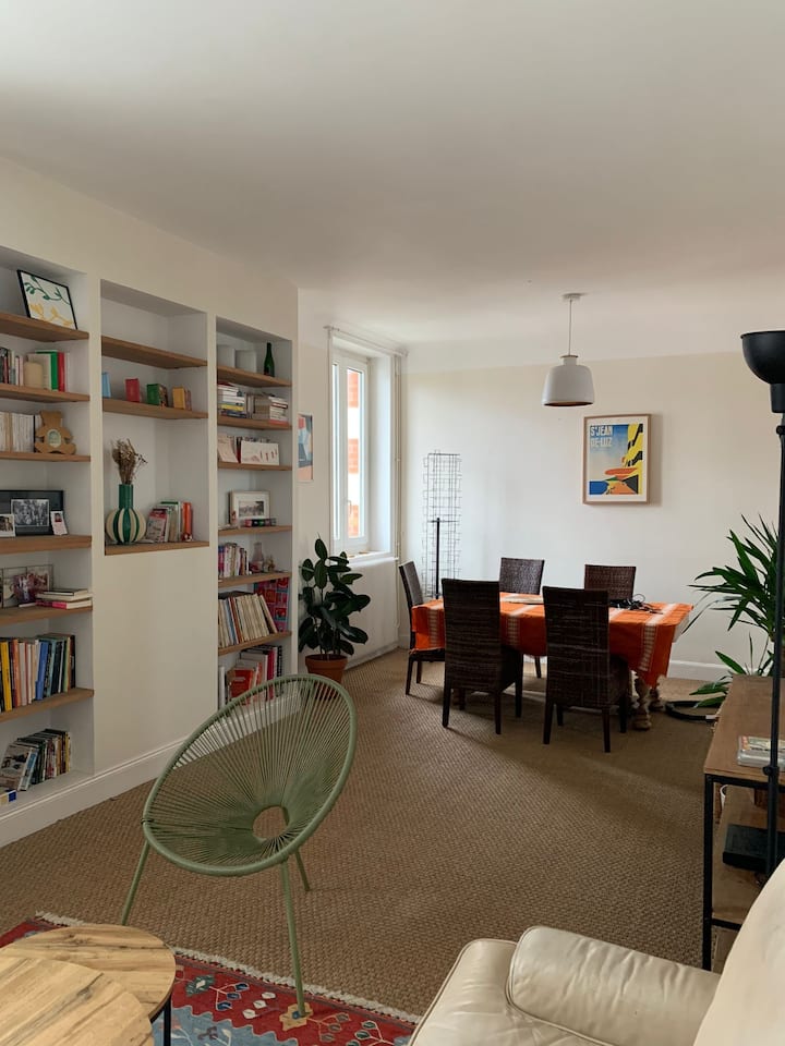 Appart Familial 3 Chambres - Calme & Hyper Central - Biarritz