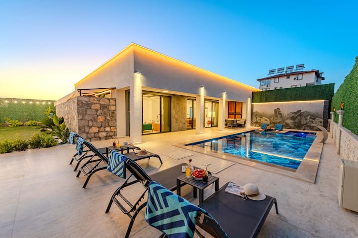 Lüx Villa Rokka-1 Jakuzi Ve Sauna - Fethiye