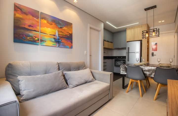 Pos82b - Charmoso, Climatizado, Garagem, Wi-fi - Balneario Camboriú