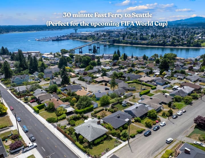 Casa Zen|dt Manette|water Views|king Bed - Port Orchard, WA