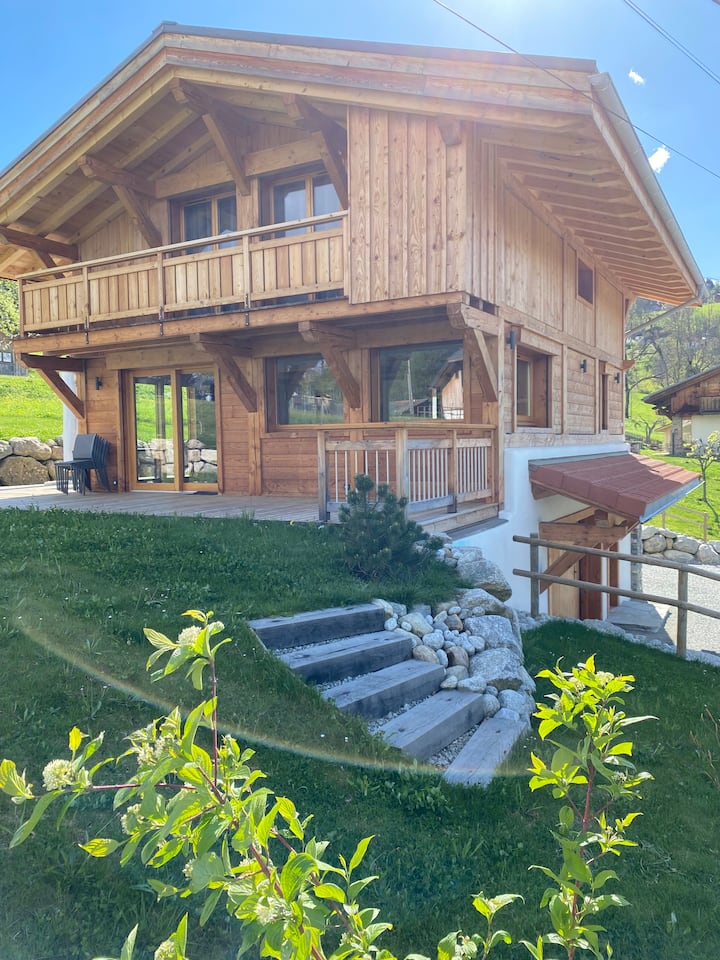 Chalet Moderne, Vue Mont-blanc - Combloux