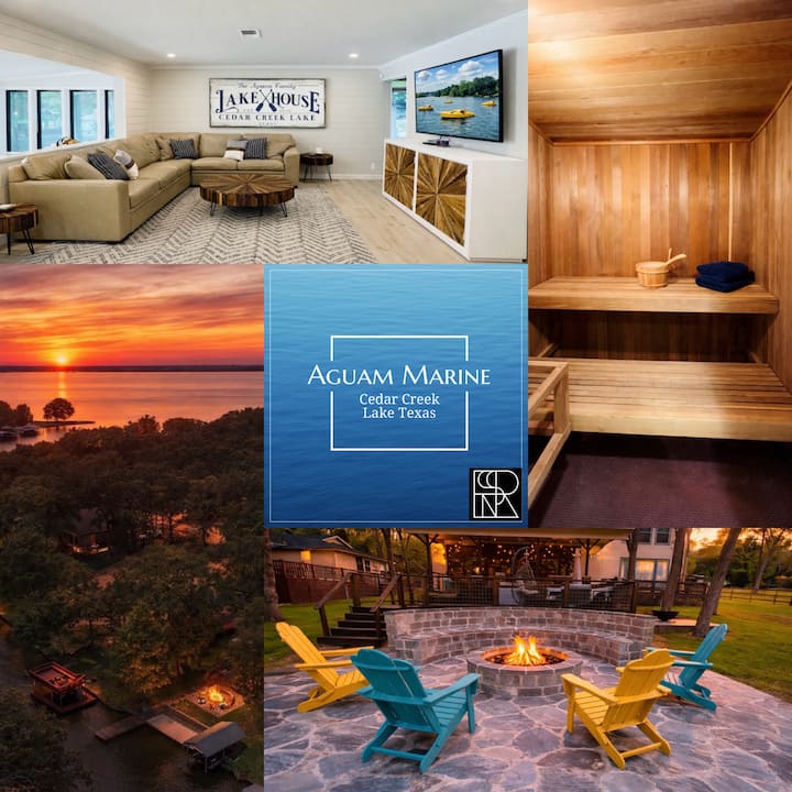 5-4waterfront/sauna/fire-pit/boat Ramp/patio/dock - Purtis Creek State Park, Eustace