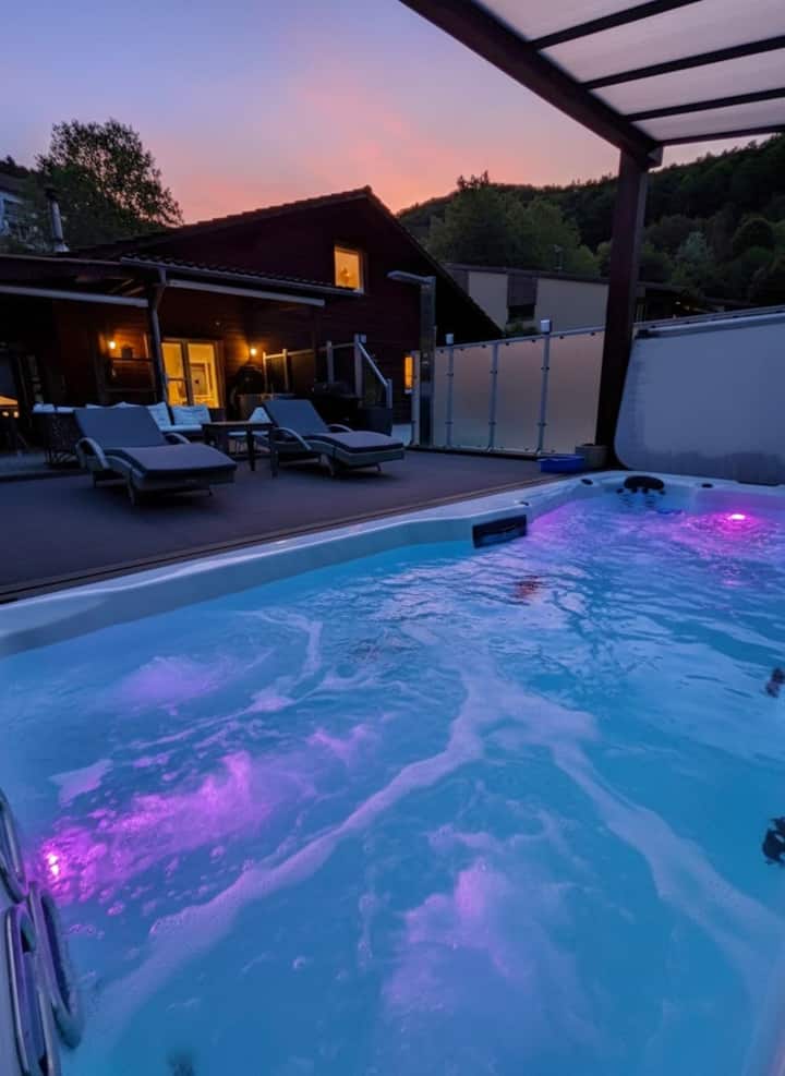 Chalet Suisse Près De Berne Avec Spa Chauffé - Bienne