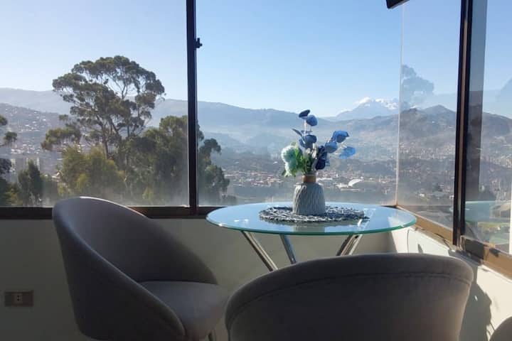 Cozy And Modern Studio With A Striking View - La Paz
