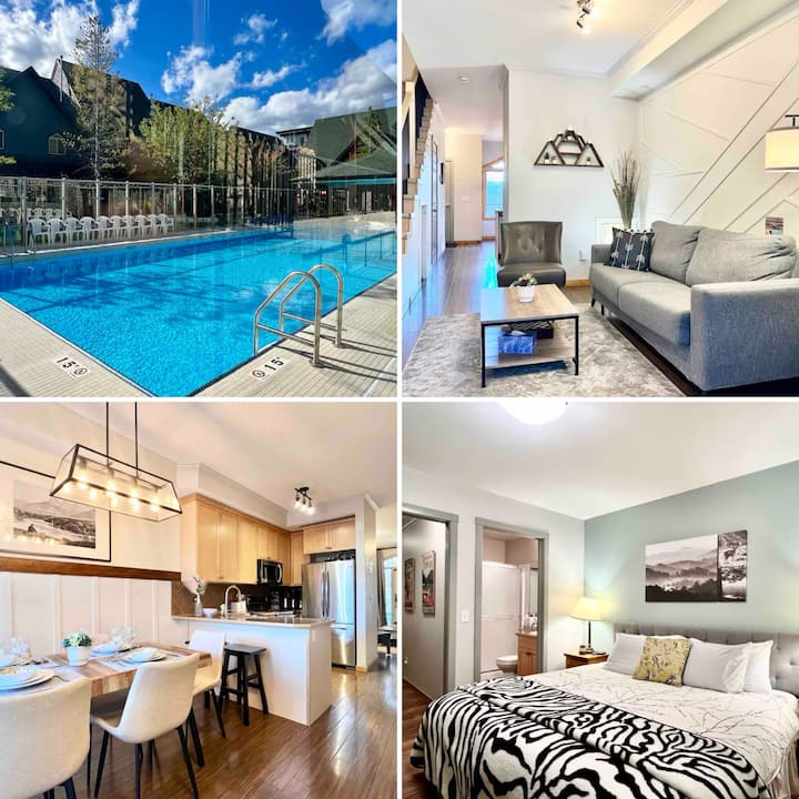 Luxury 2br/2bt Chalet/heated Pool/hottub/bbq - Canmore