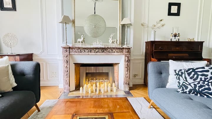 City Center, Luxe , Private Garden - Reims