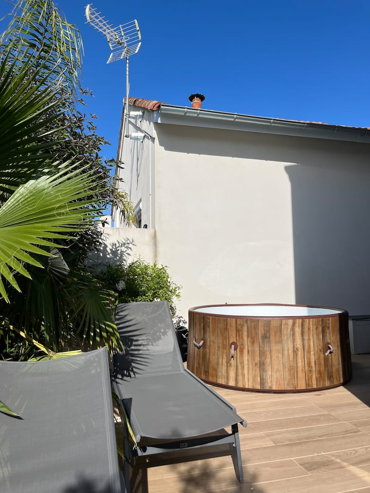 Jolie Villa 2 Couchages Et Clim - Carnon