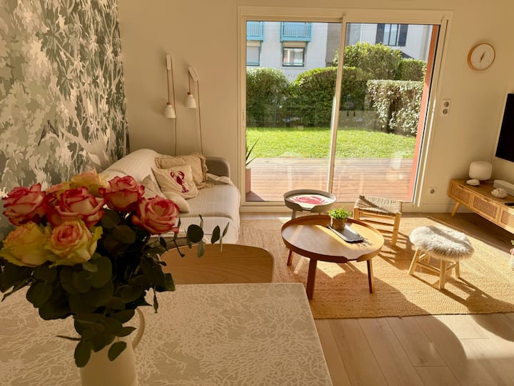 Rez De Jardin Cosy, Plage à Pied - La Baule-Escoublac