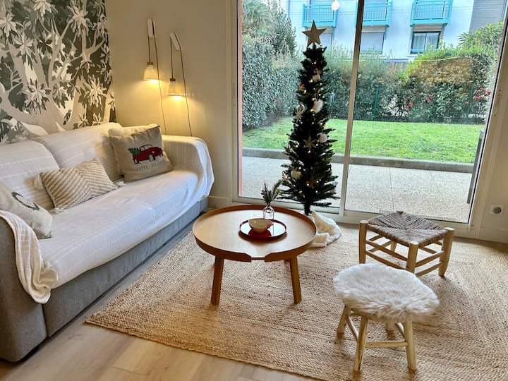 Rez De Jardin Cosy, Plage à Pied - Pornichet