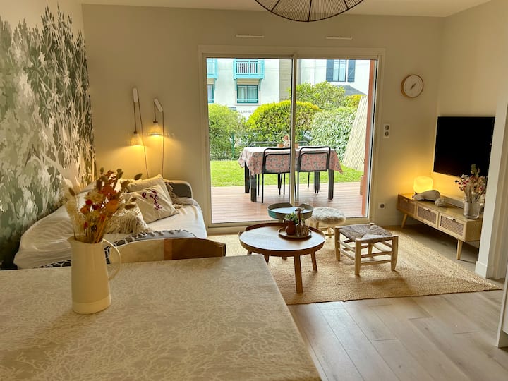 Rez De Jardin Cosy, Plage à Pied - La Baule-Escoublac