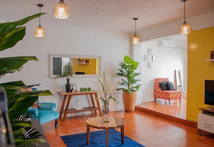 Loft Con  Ac Y Espacio De Parking En El Centro - Oaxaca, Mexico