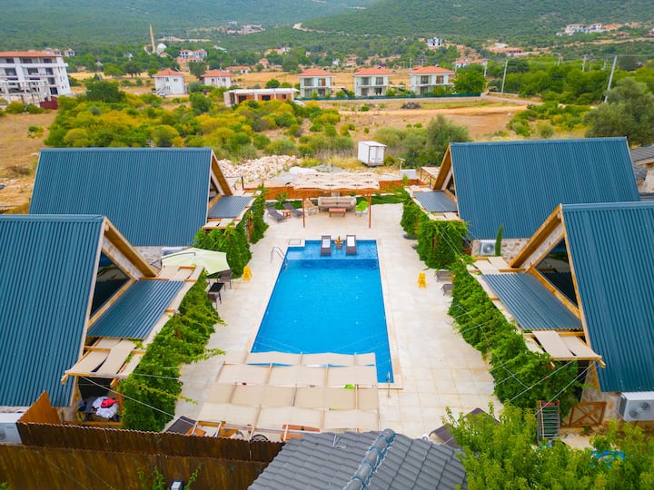 Ağa Villaları/kaş’ta 16 Kişilik Müst Havuzlu Villa - Kaş