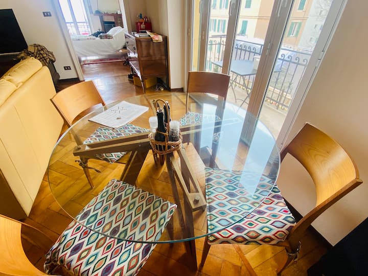 Suite Luci Del Porto:
Balcony Looking Ancient Port - Genoa