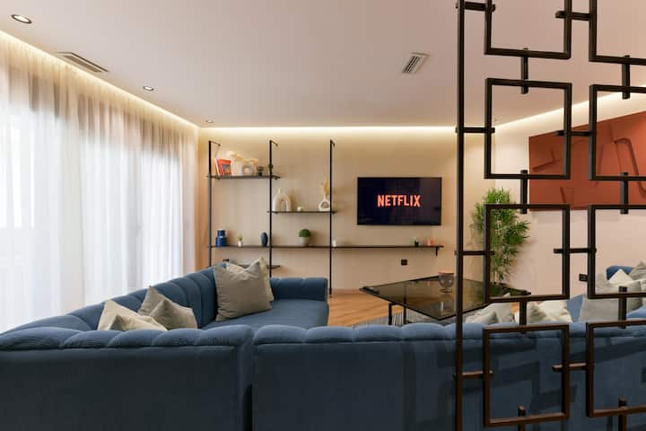 Sky Blue Suite - Terrace & Ocean View 2br - Tanger